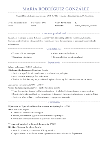 Hacer Curriculum - Completa y descarga tu CV online